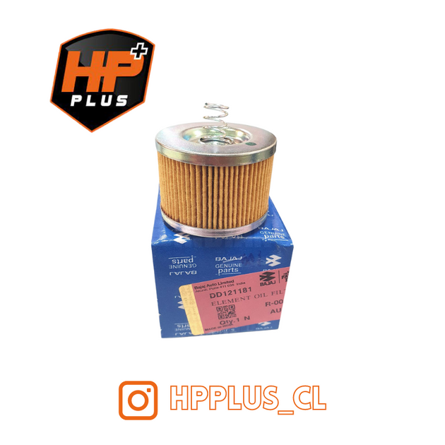 FILTRO ACEITE ORIGINAL BAJAJ DD121181 PULSAR 135 – HP PLUS