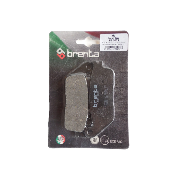 PASTILLA FRENO BRENTA ORGANICA DEL/TRA BR3071 TRIUMPH ADVENTURER/THUND ...