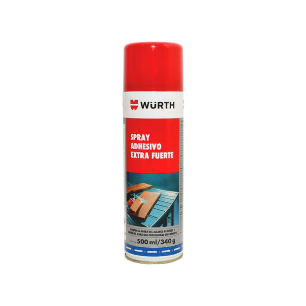 SPRAY ADHESIVO EXTRA FUERTE WURTH 500ML – HP PLUS